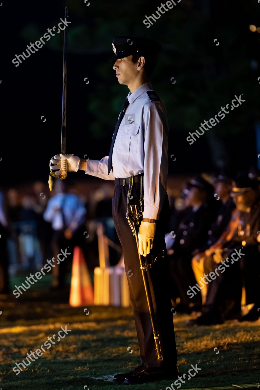 MEMBER CATAFALQUE PARTY STANDS GUARD COOGEE Editorial Stock Photo ...