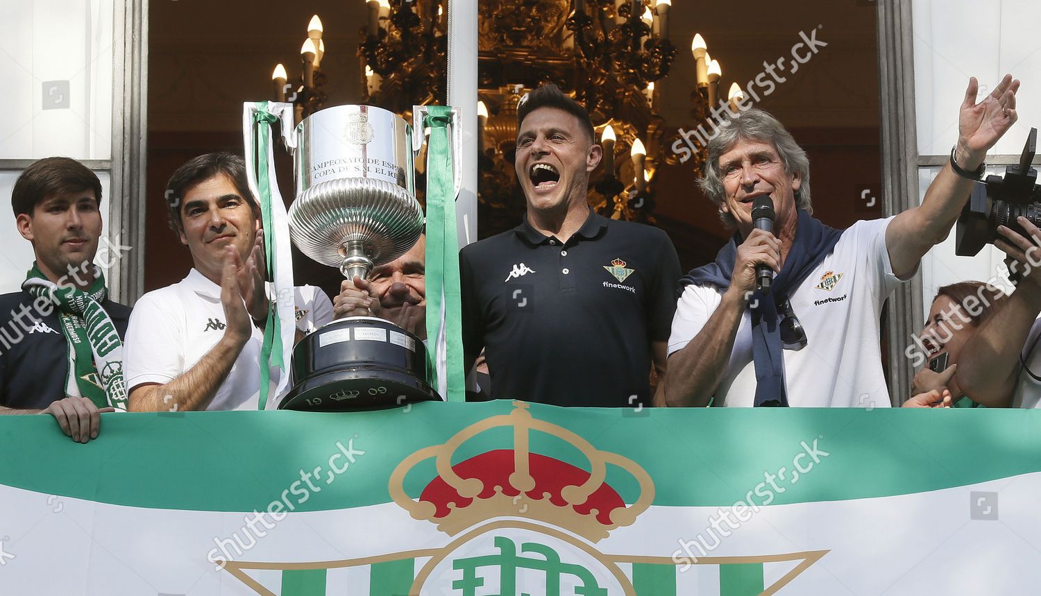 Real Betis Players Including Captain Joaquin Editorial Stock Photo ...