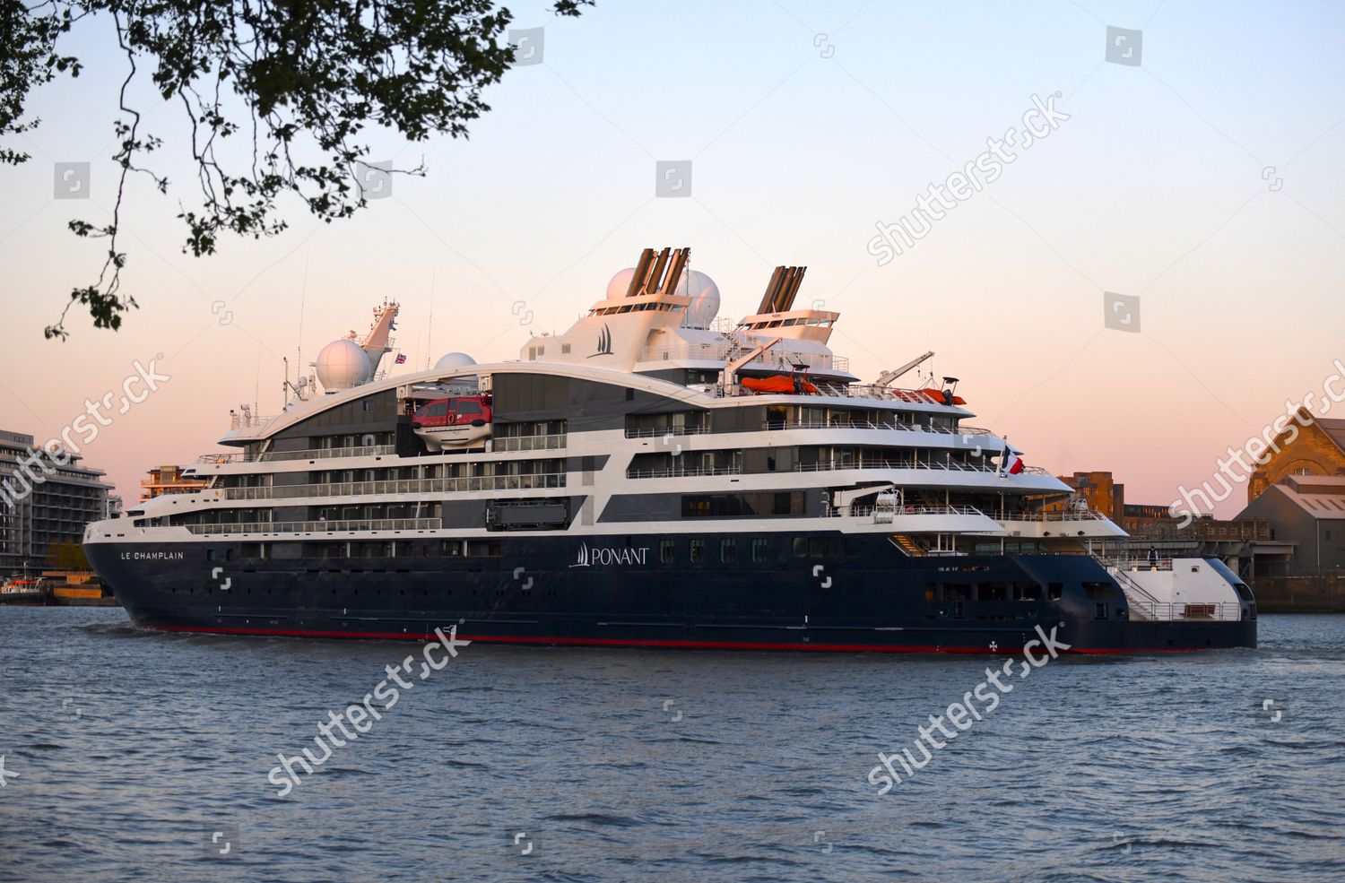 Le Champlain Explorersclass Cruise Ship Operated Editorial Stock Photo ...