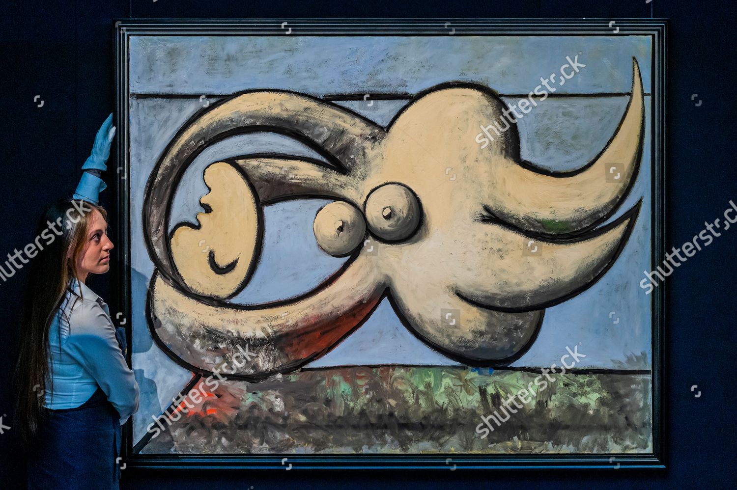 Pablo Picasso Femme Nue Executed Boisegeloup Foto stock editorial - Imagem stock | Shutterstock