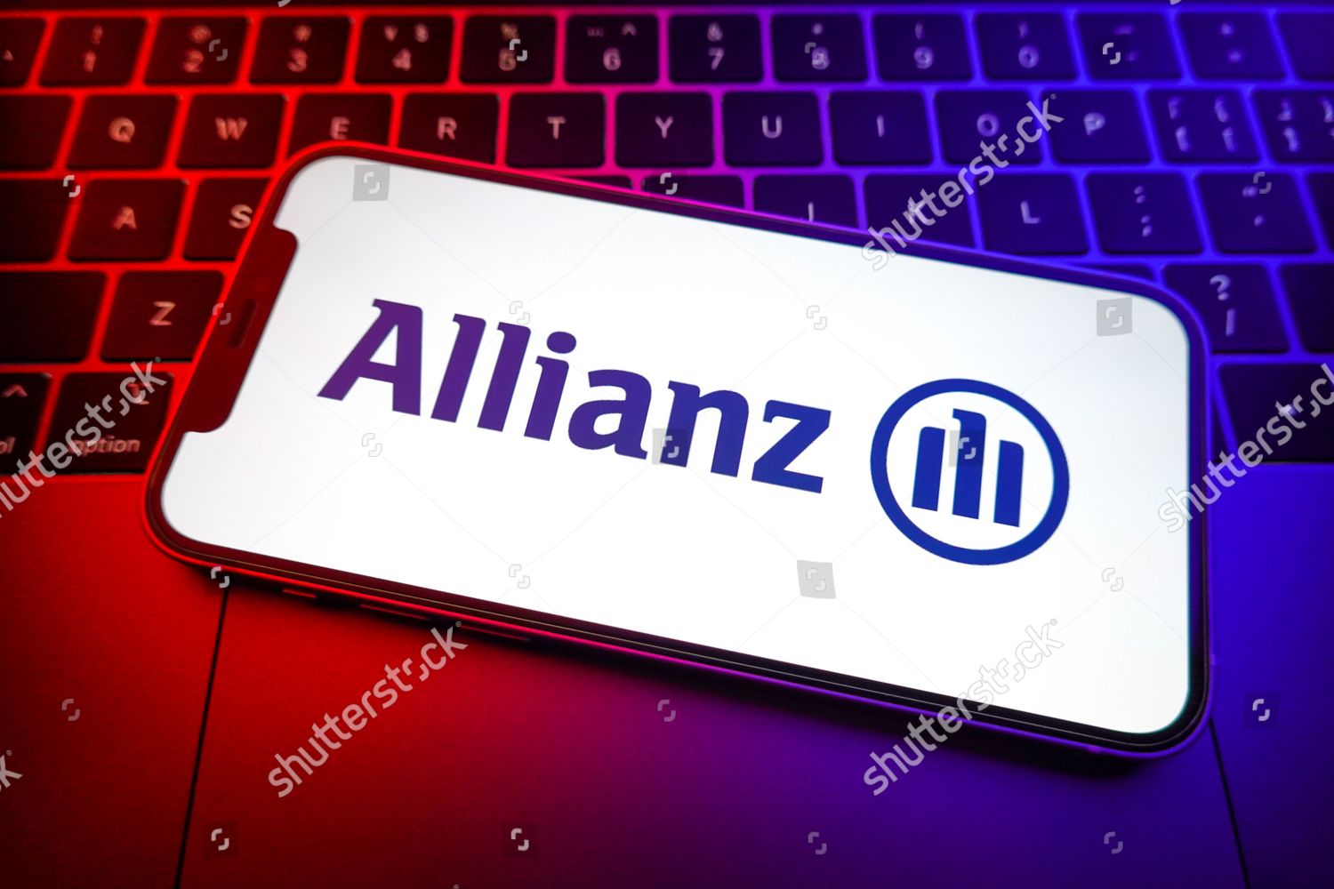 This Photo Illustration Allianz Insurance Group Editorial Stock Photo ...