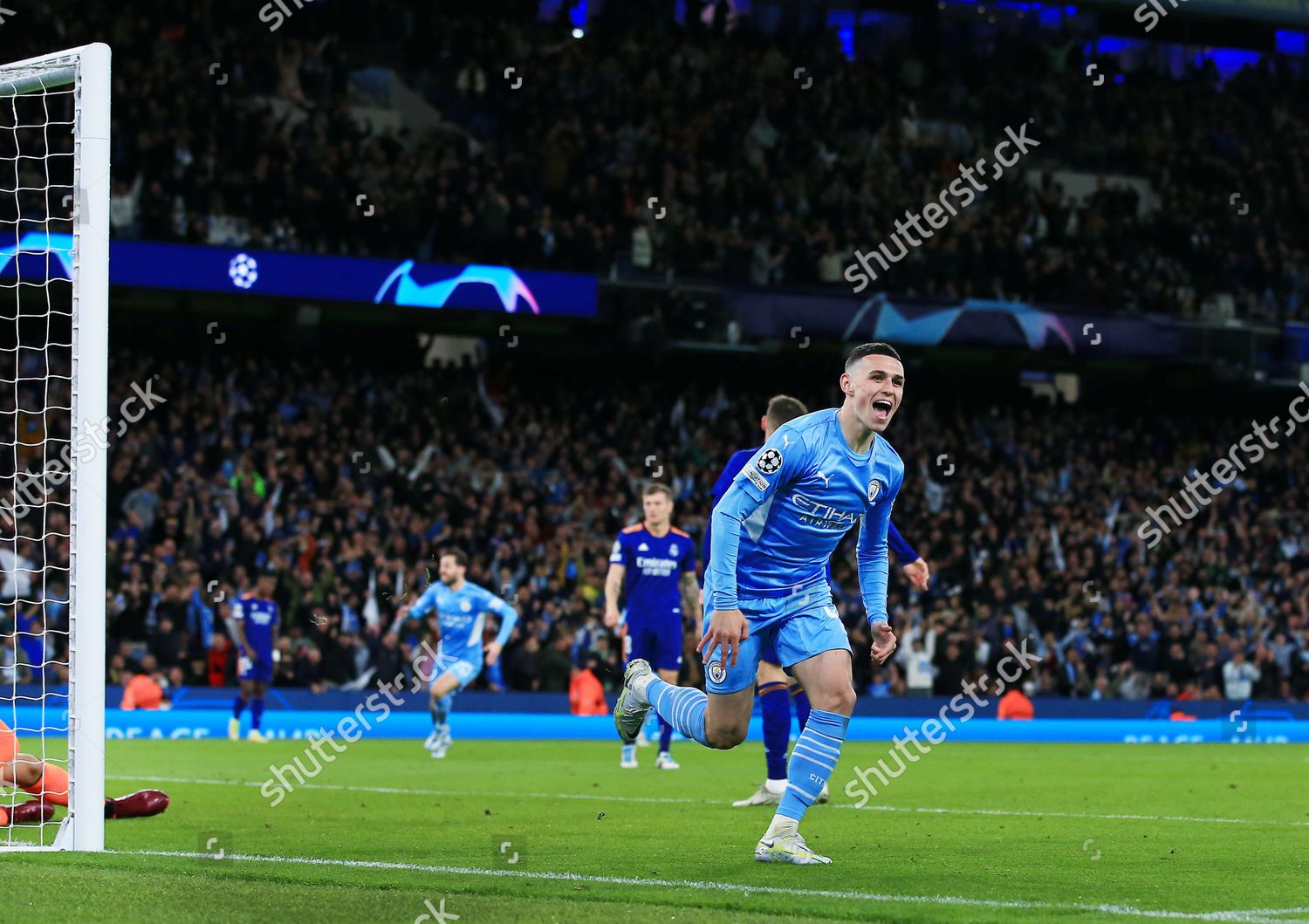 Phil Foden Manchester City Celebrates Scoring Editorial Stock Photo ...