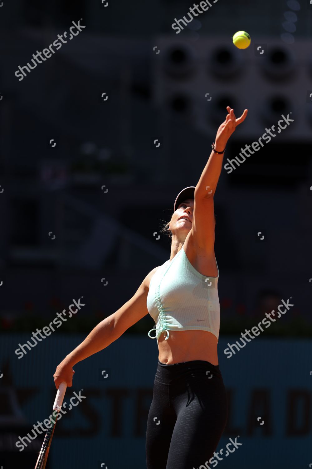 Paula Badosa Spain Practice During Her Editorial Stock Photo - Stock ...