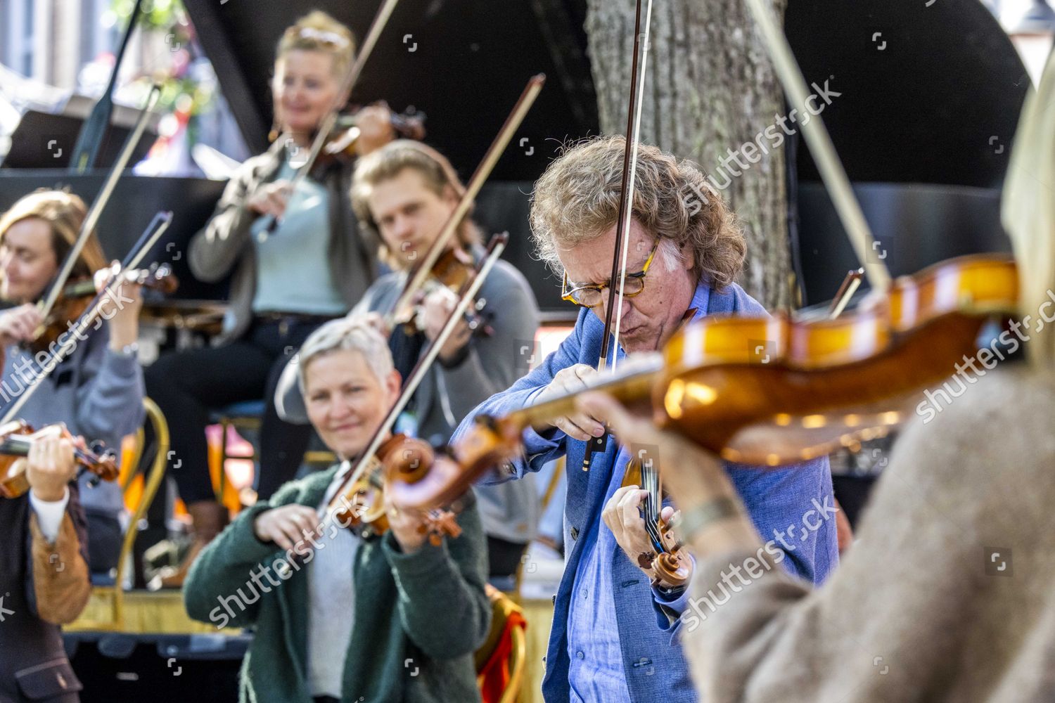 Dutch Violin Player Andre Rieu During Editorial Stock Photo - Stock ...