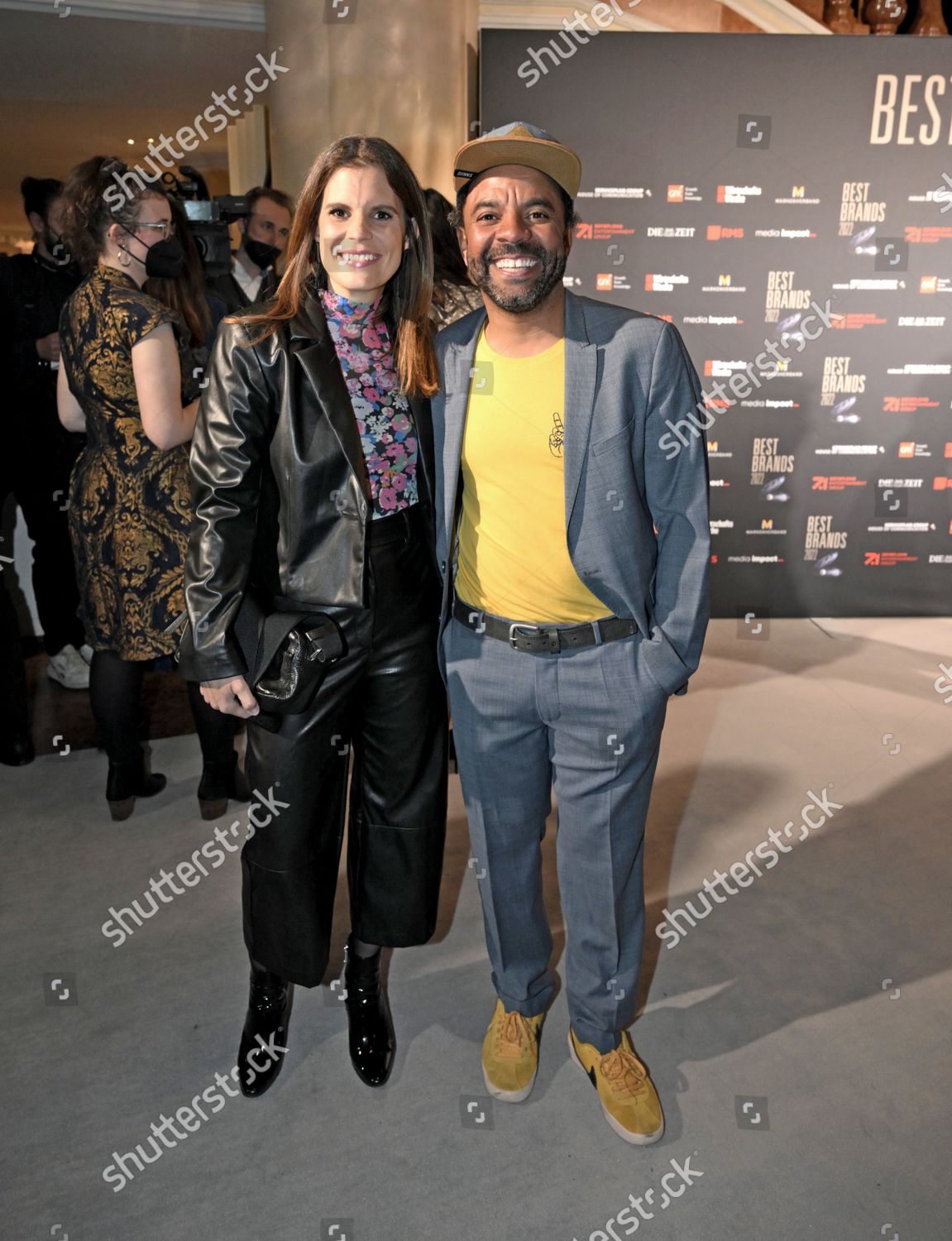 Comedian Simon Pearce Right Lisa Becker Editorial Stock Photo - Stock ...