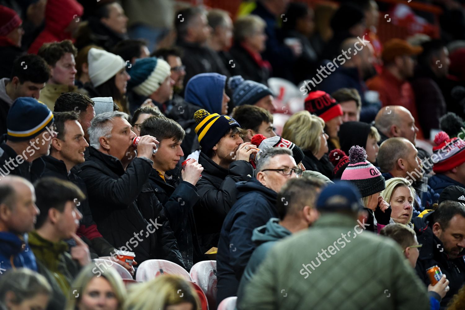 Worcester Warriors Fans During Game Editorial Stock Photo - Stock Image ...