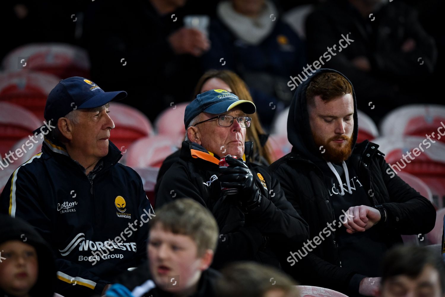 Worcester Warriors Fans During Game Editorial Stock Photo - Stock Image ...