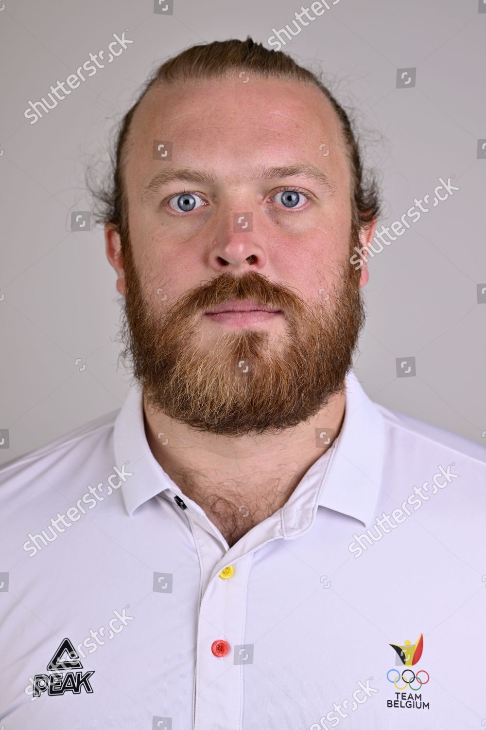 Spokesman Benjamin Wery Poses Photographer Photoshoot Editorial Stock ...