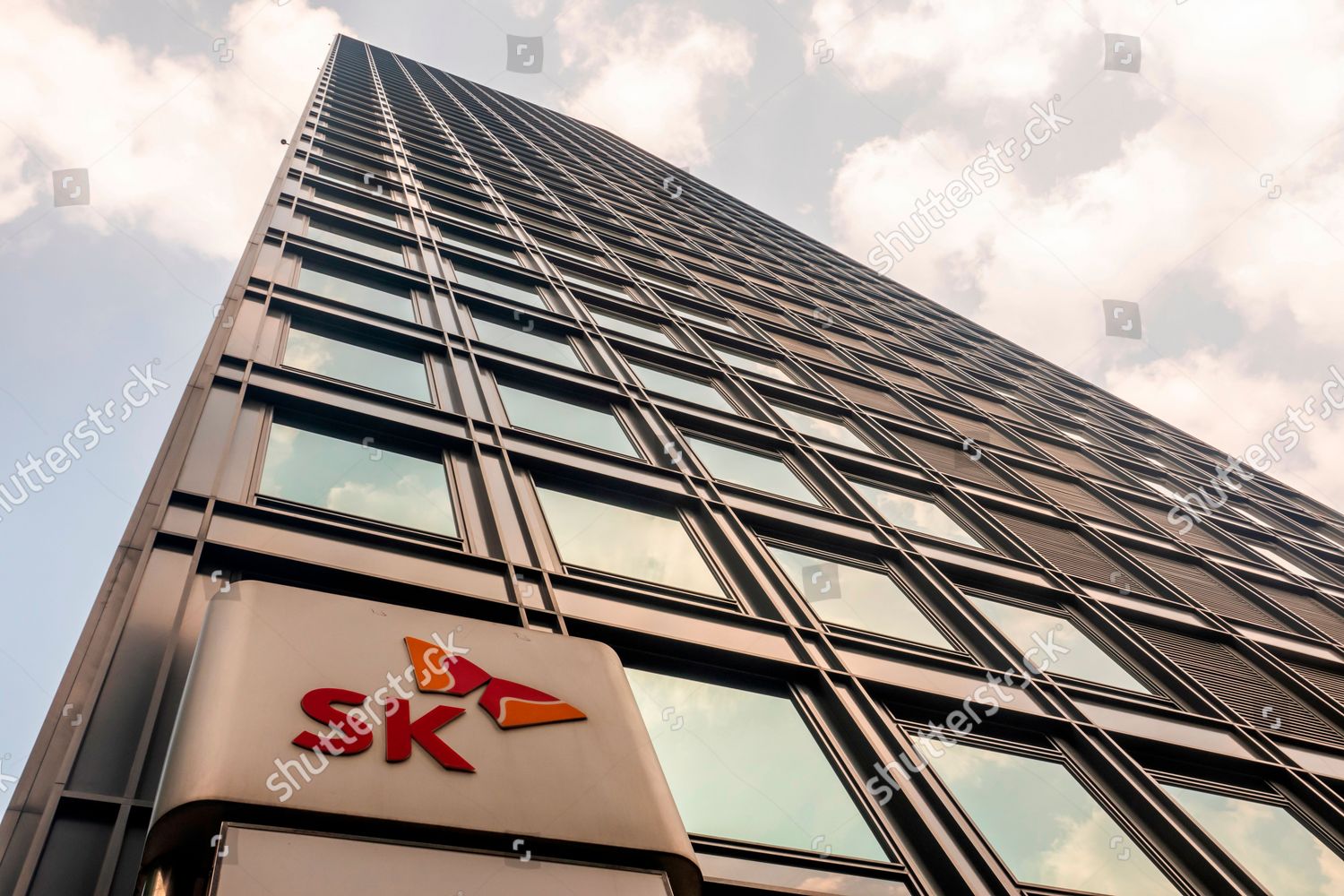 Sk Group Headquarters Sk Group Seoul Editorial Stock Photo - Stock ...