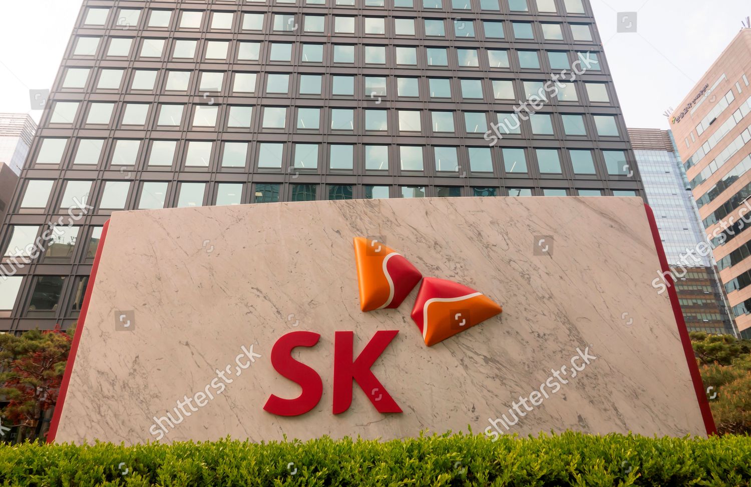 Sk Group Headquarters Sk Group Seoul Editorial Stock Photo - Stock ...