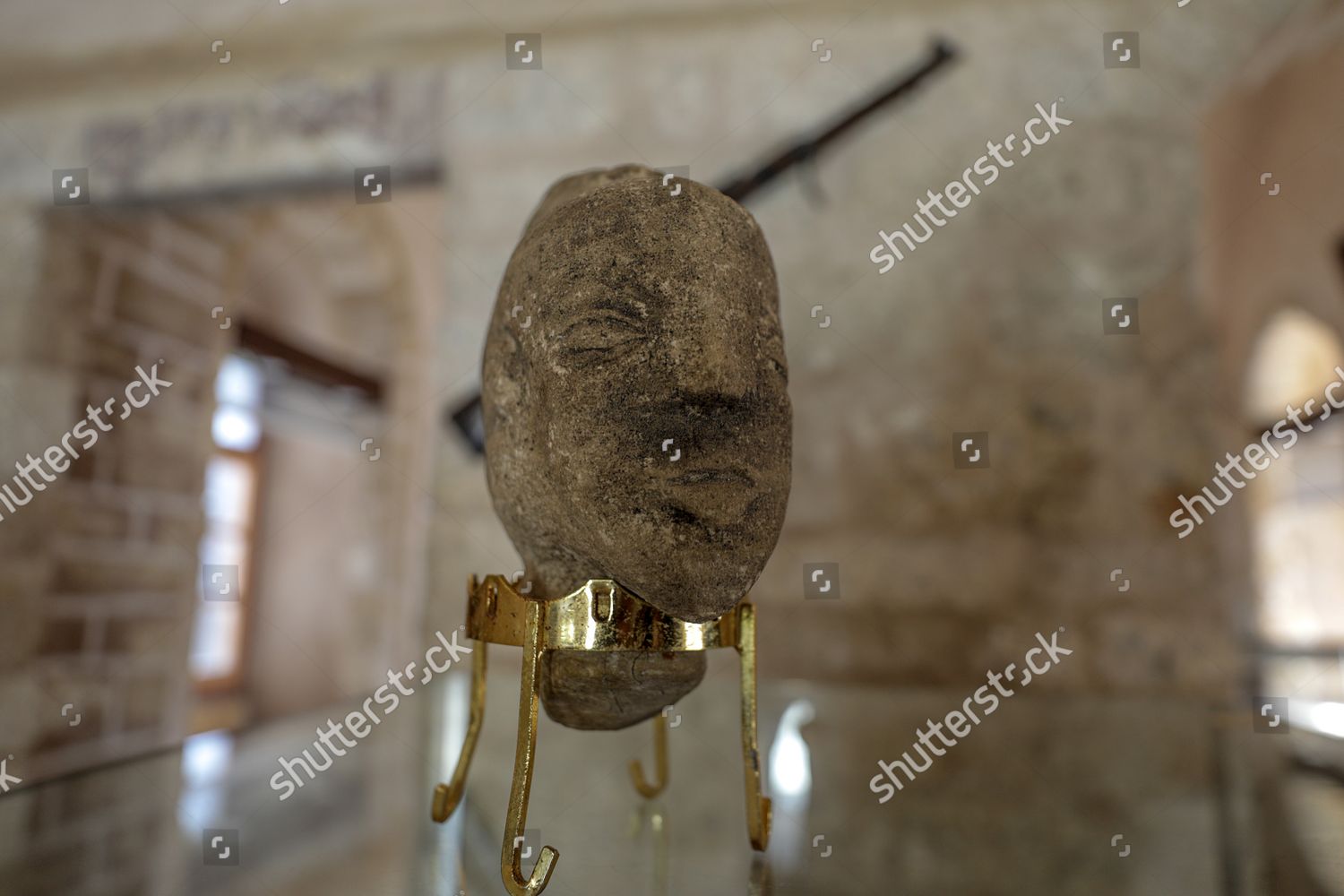 4500yearold Stone Sculpture Anat Canaanite Goddess Editorial Stock ...