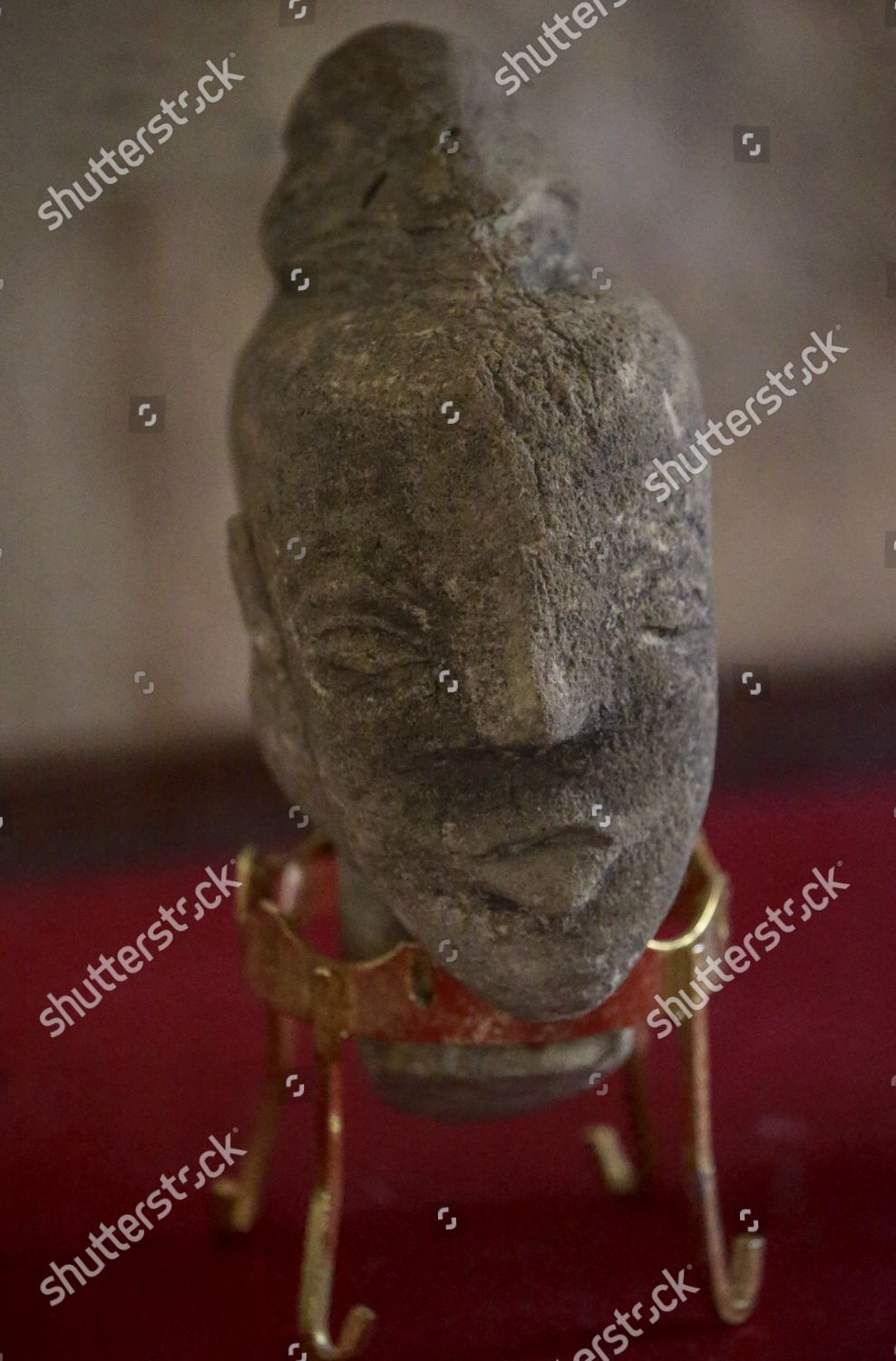 4500yearold Stone Sculpture Anat Canaanite Goddess Editorial Stock ...