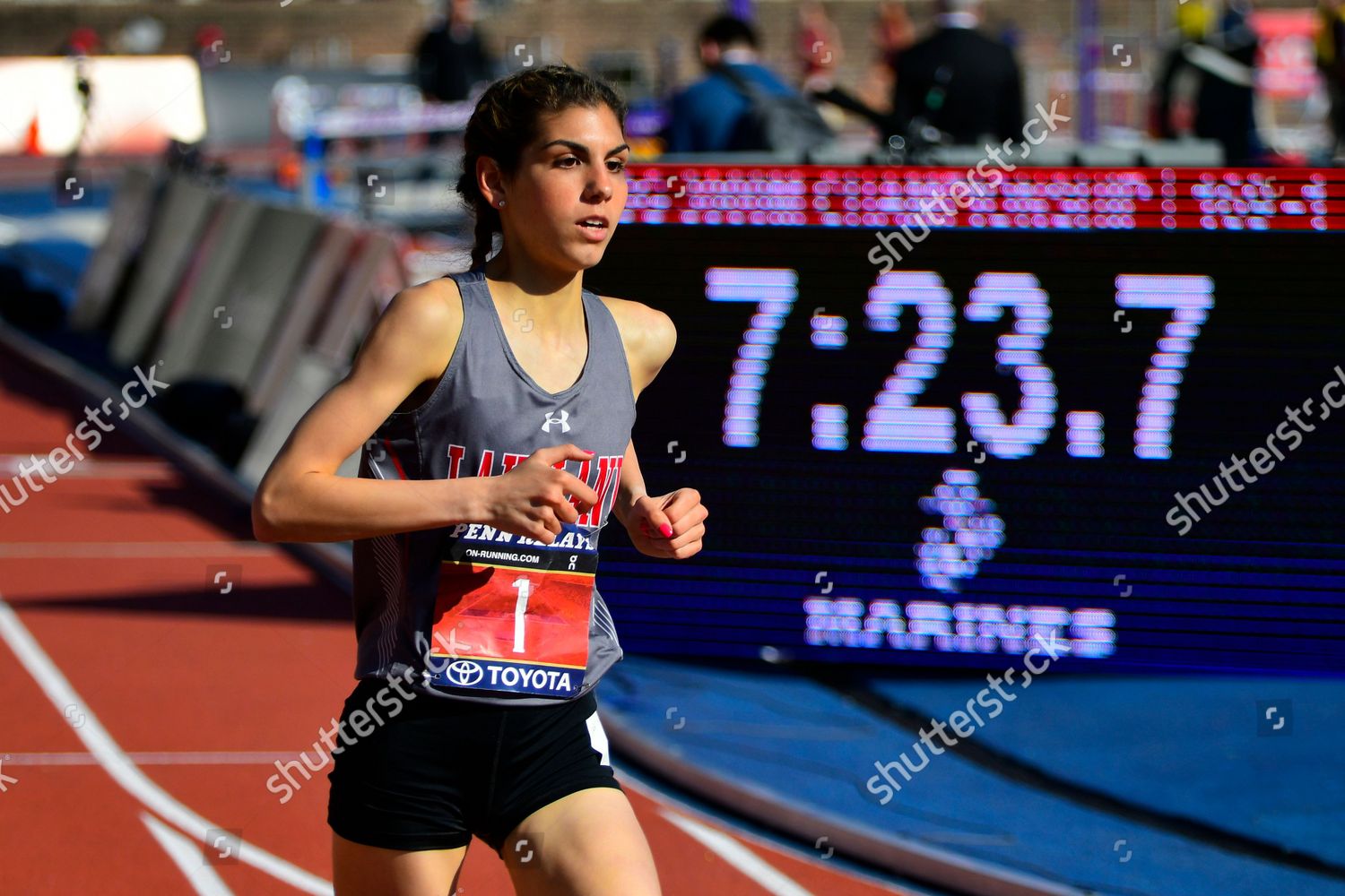 Angelina Perez Competes Hsg 3000m Championship Editorial Stock Photo ...