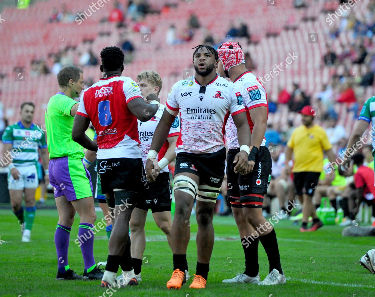 Ruben Schoeman Lions Celebrate Try Teammates Editorial Stock Photo ...