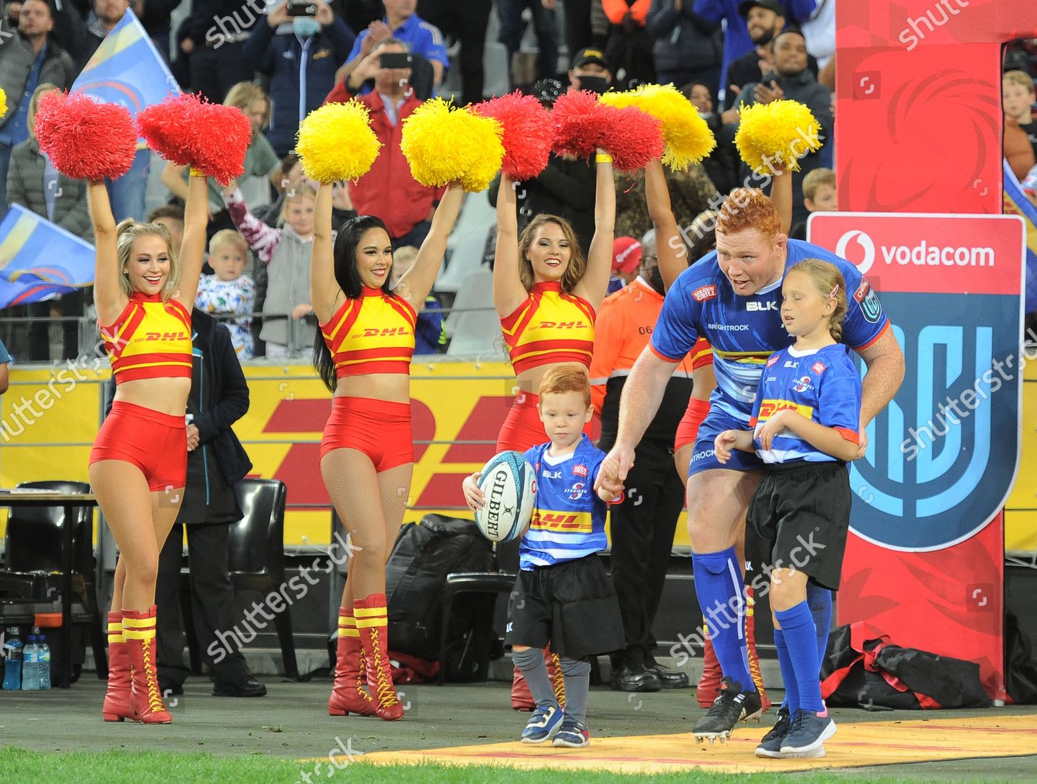 Steven Kitshoff Stormers Mascots During United Editorial Stock Photo ...