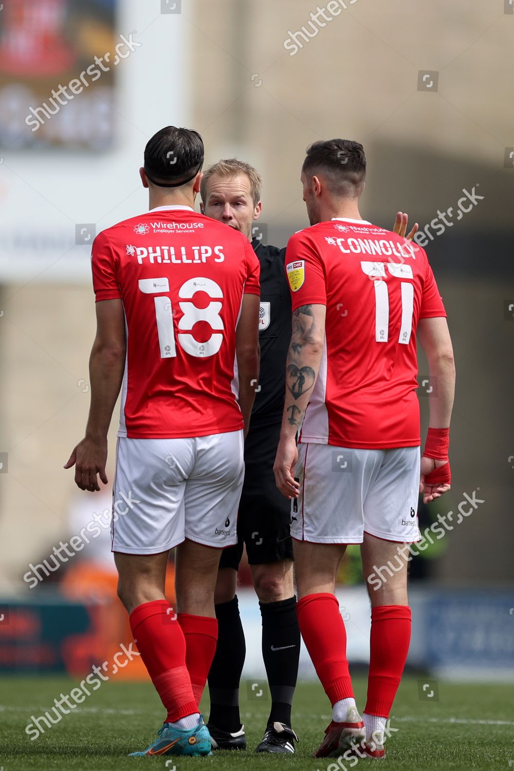 Referee Gavin Ward Speaks Adam Phillips Editorial Stock Photo - Stock ...