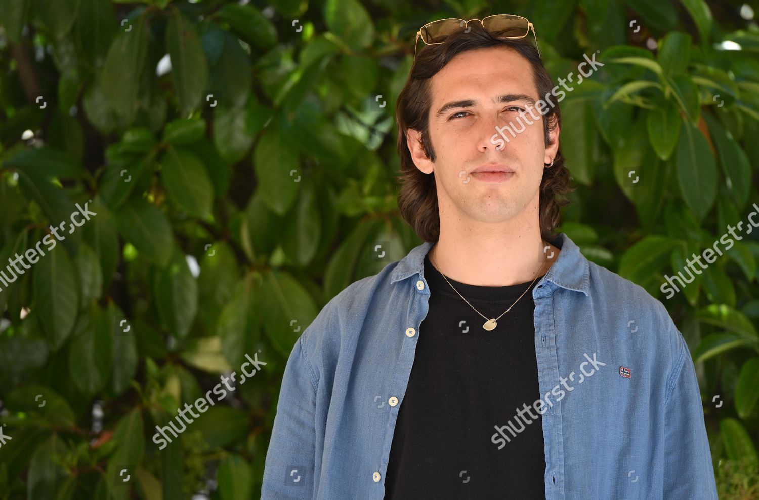 Italian Actor Enrico Borello Poses During Editorial Stock Photo - Stock ...
