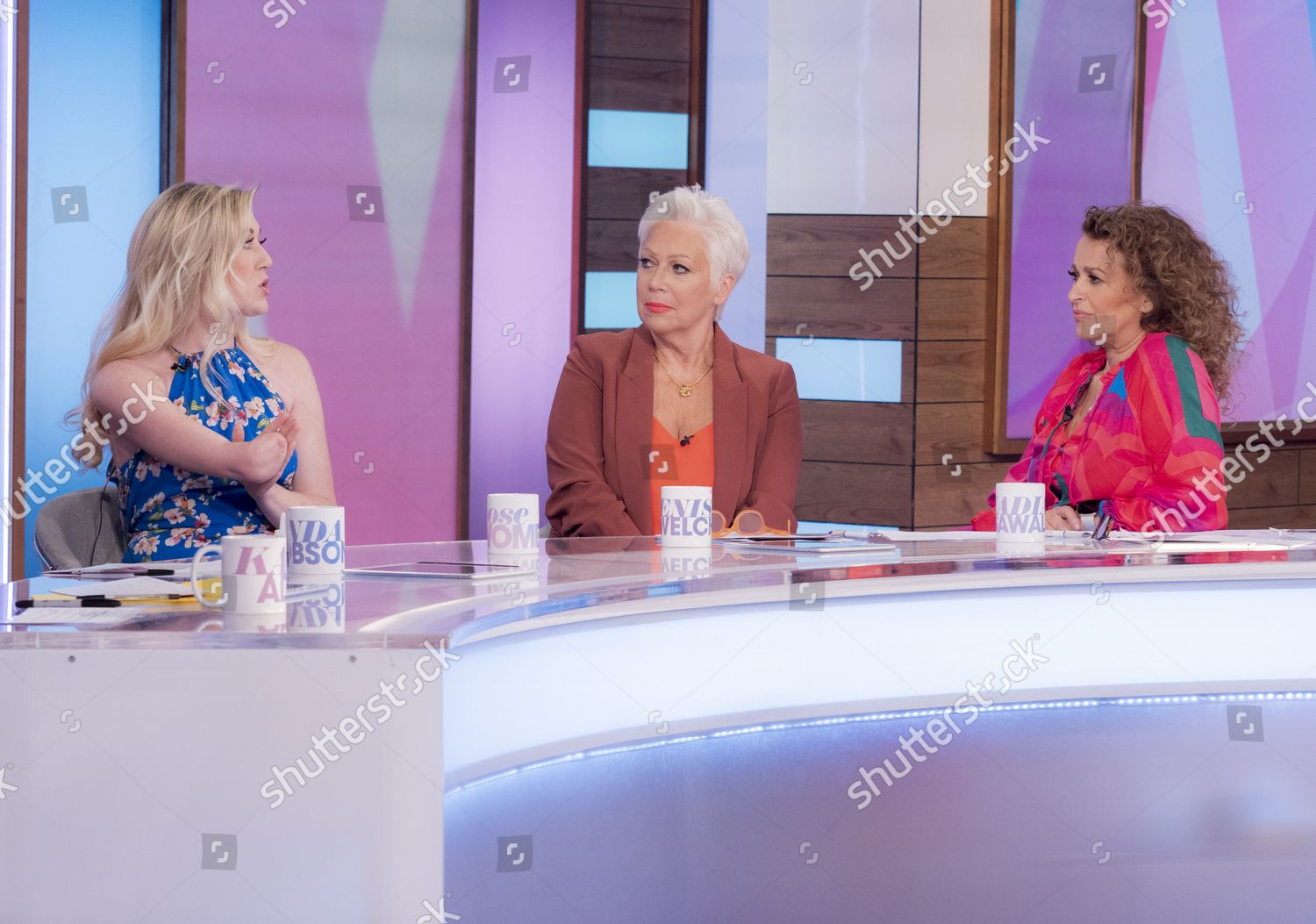Melissa Johns Denise Welch Nadia Sawalha Editorial Stock Photo - Stock ...