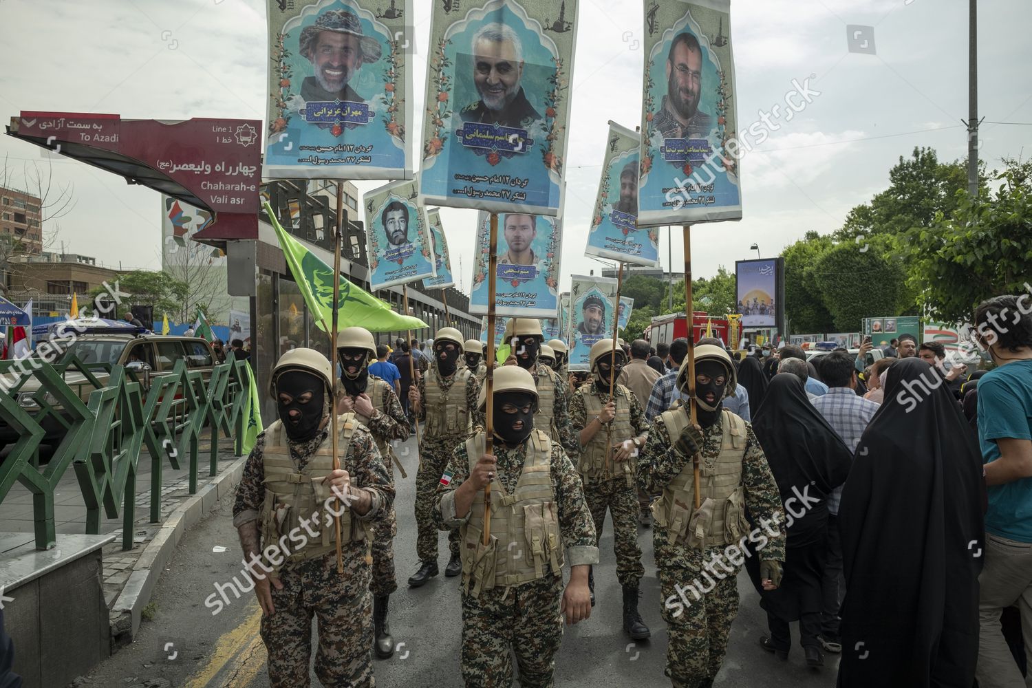 Islamic Revolutionary Guard Corps Irgc Military Editorial Stock Photo ...