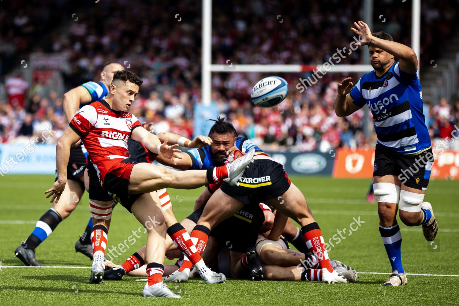 Charlie Chapman Gloucester Rugby Kicks Ahead Editorial Stock Photo ...