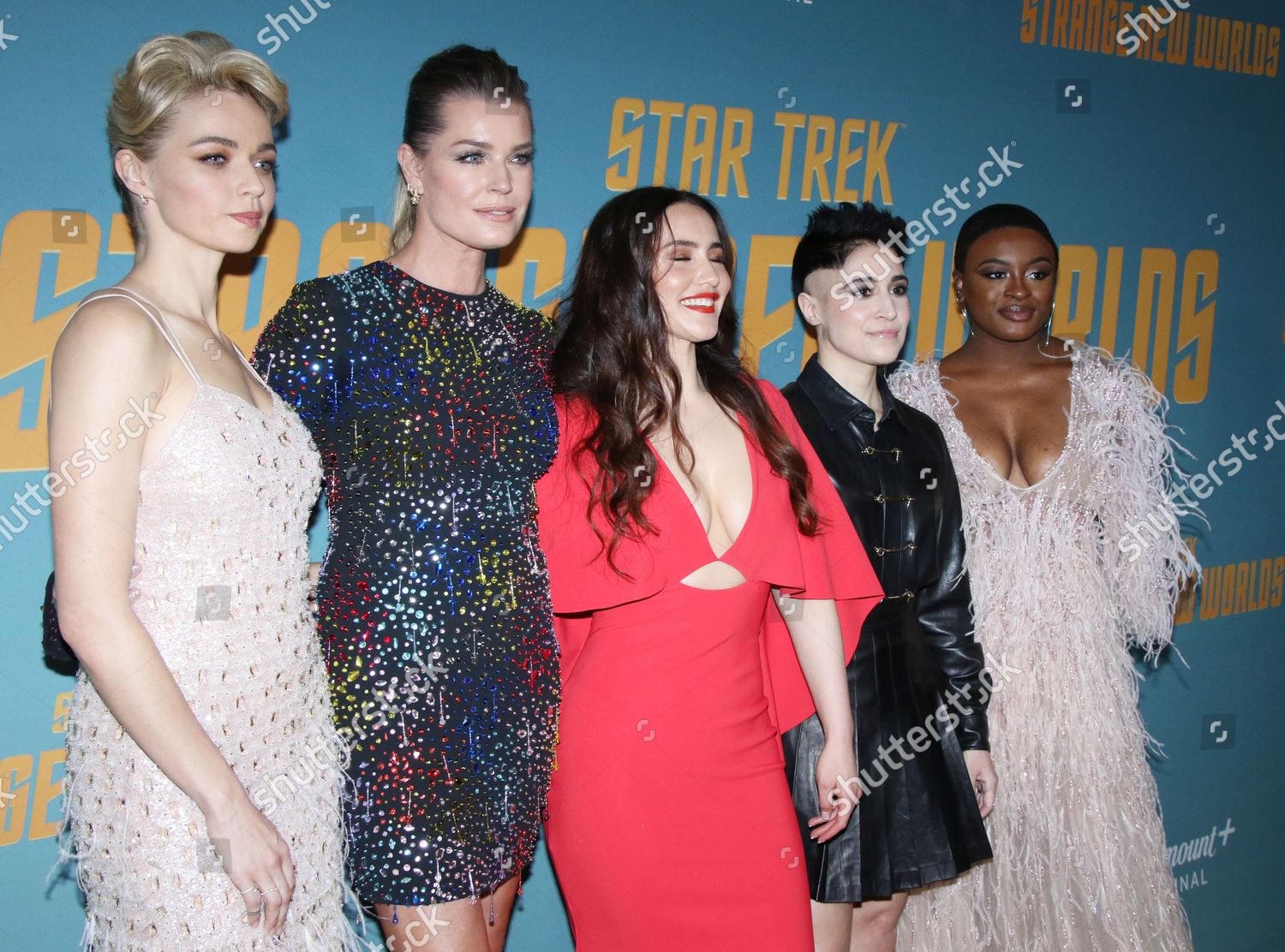 Jess Bush Rebecca Romijn Christina Chong Editorial Stock Photo - Stock ...