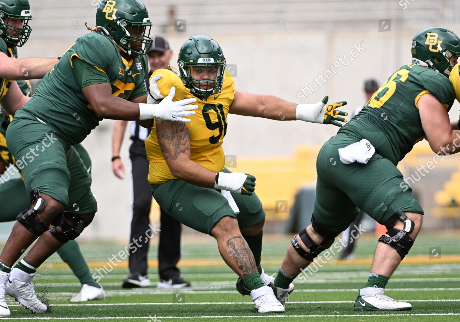 Baylor Bears Defensive Lineman Jaxon Player Editorial Stock Photo ...