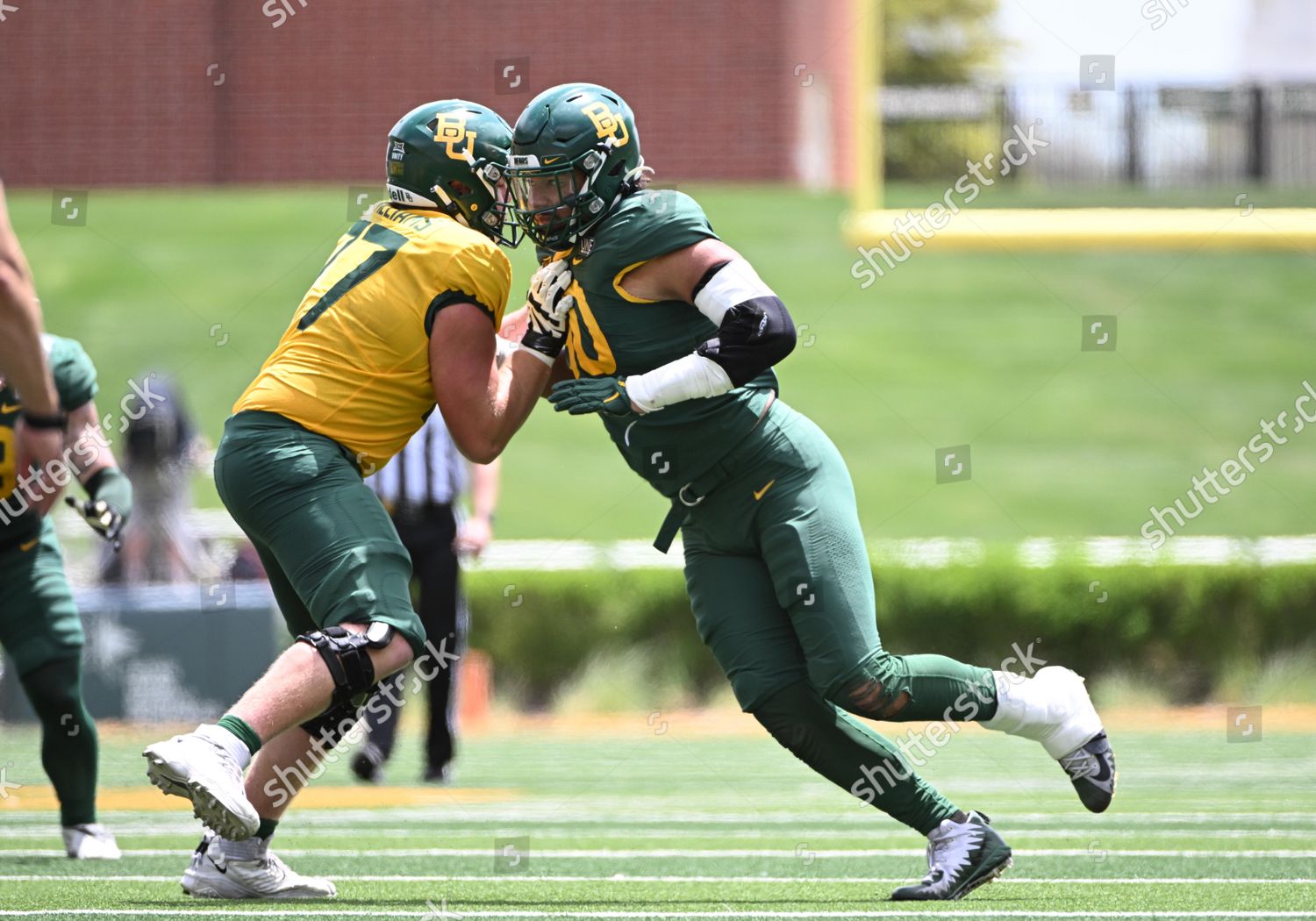 Baylor Bears Offensive Lineman Tate Williams Editorial Stock Photo ...