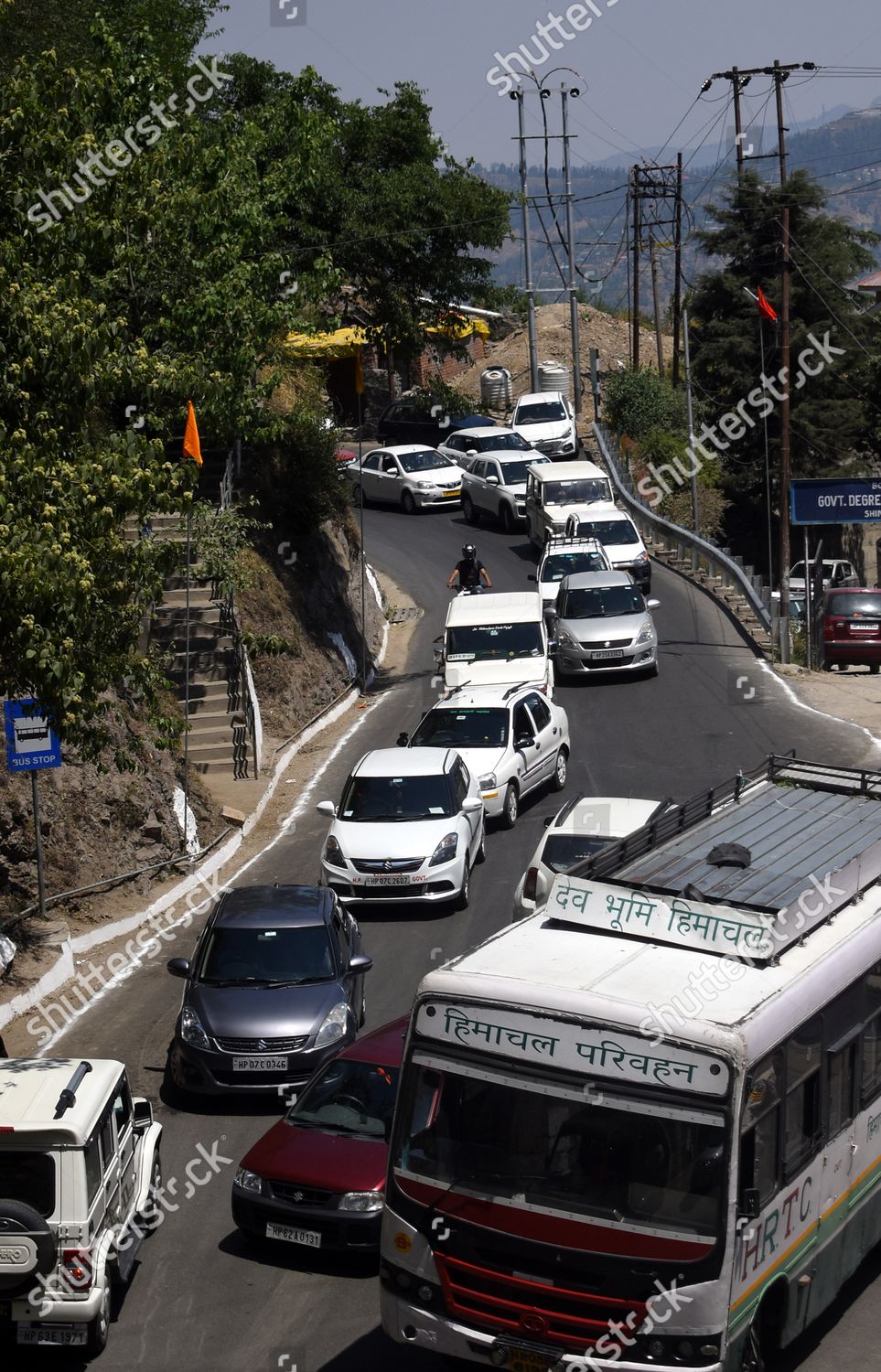 Vehicles Move Slow Pace During Traffic Editorial Stock Photo - Stock ...