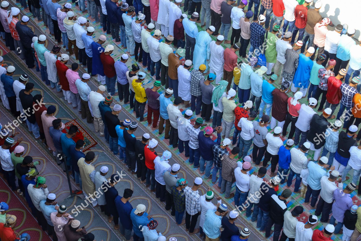 Nepali Islam Followers Attend Mass Namaz Editorial Stock Photo - Stock ...