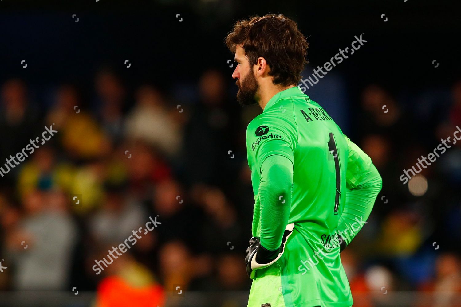 Villarreal Versus Liverpool Fc Allison Becker Editorial Stock Photo ...