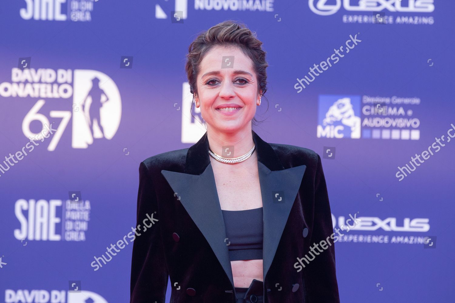 Vanessa Scalera Attends Red Carpet David Editorial Stock Photo - Stock ...