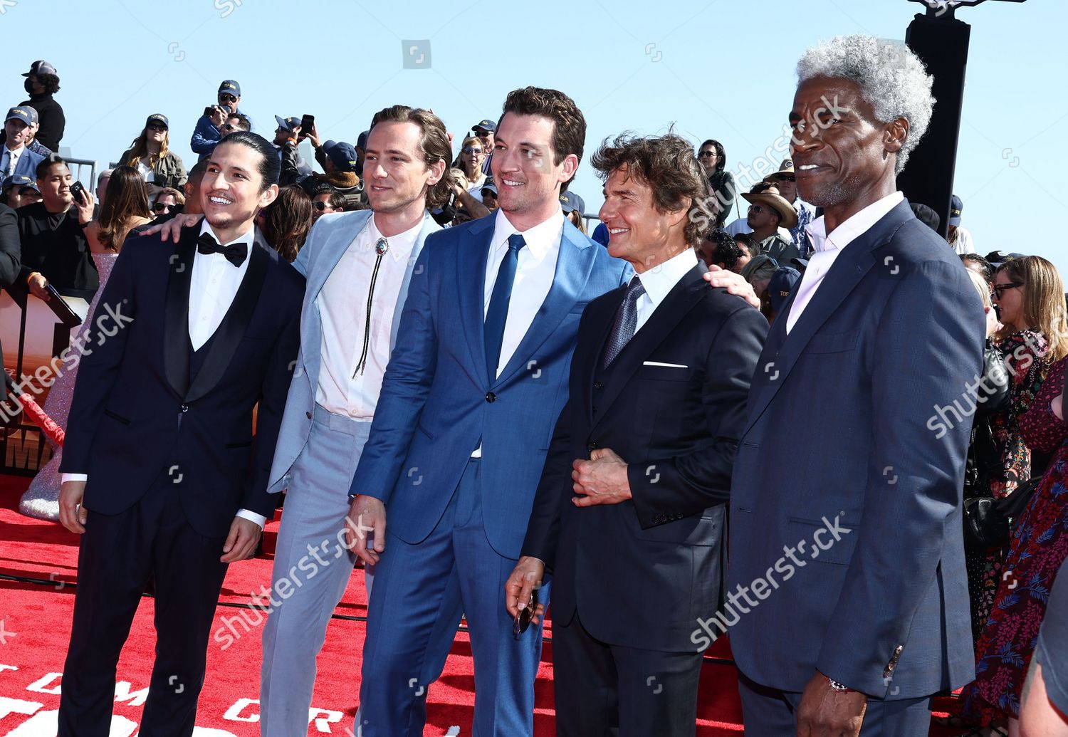 Lewis Pullman Miles Teller Tom Cruise Editorial Stock Photo - Stock ...