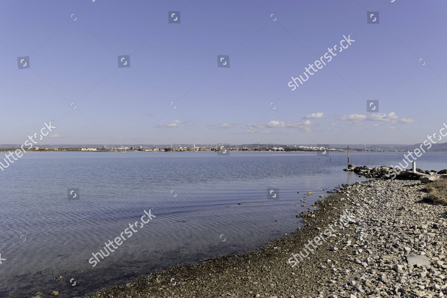 Berre Pond Lyondell Basel Refinery Berre Editorial Stock Photo - Stock ...