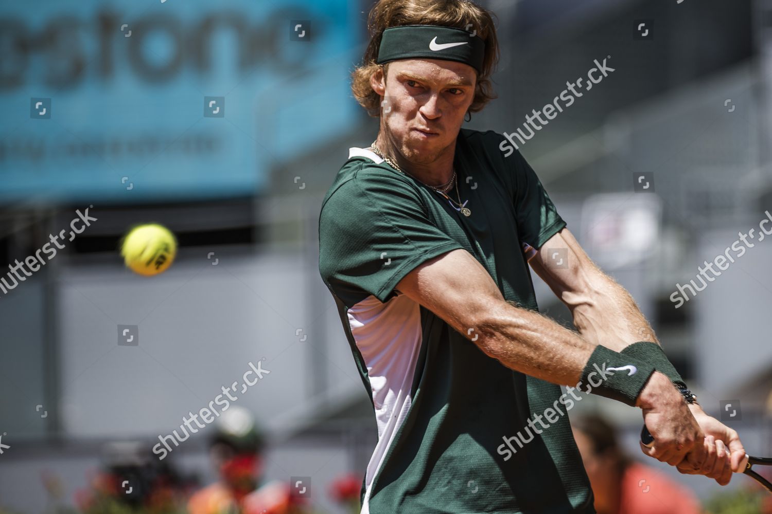 Andrei Rublev Rus Returns Ball Daniel Editorial Stock Photo - Stock ...