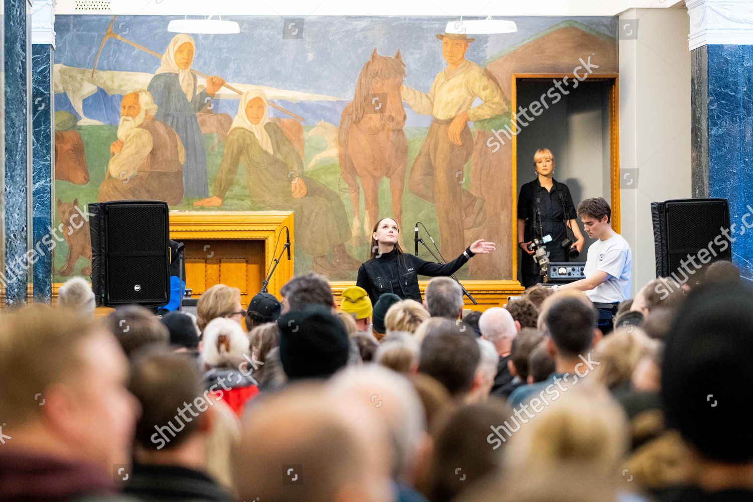 Una Schram Concert Landsbankinn Branch During Editorial Stock Photo ...