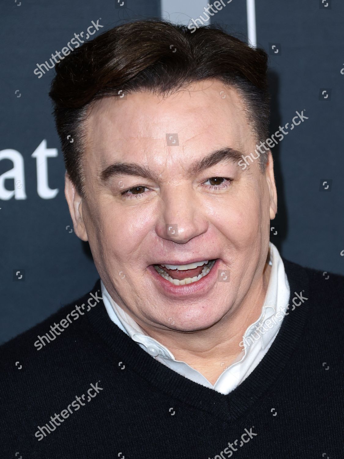 Canadian Actor Mike Myers Arrives Netflixs Editorial Stock Photo ...