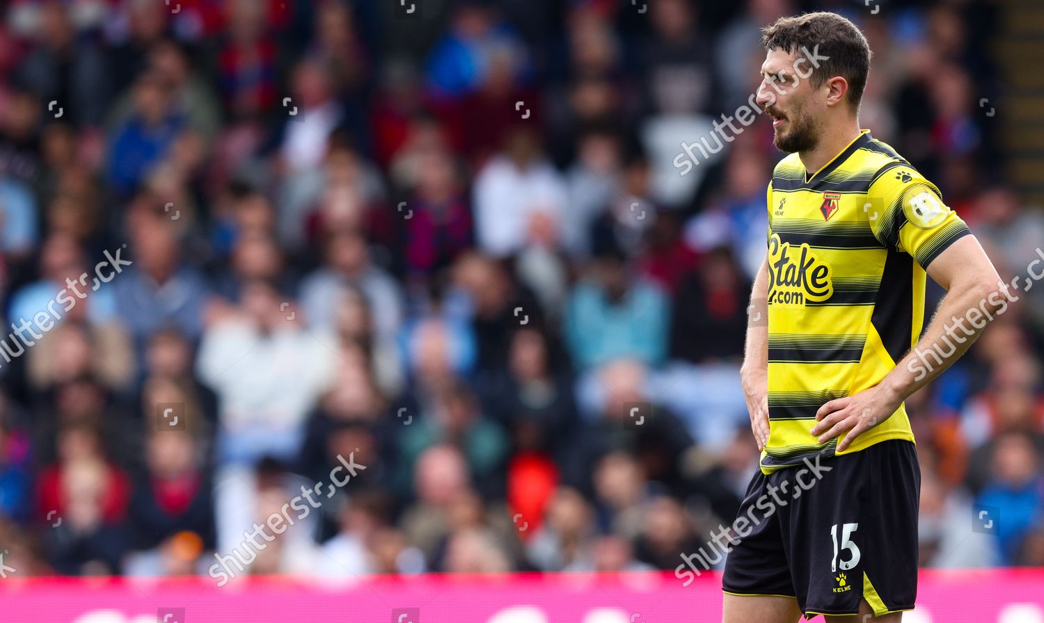 Craig Cathcart Watford Stands Hands On Editorial Stock Photo - Stock ...