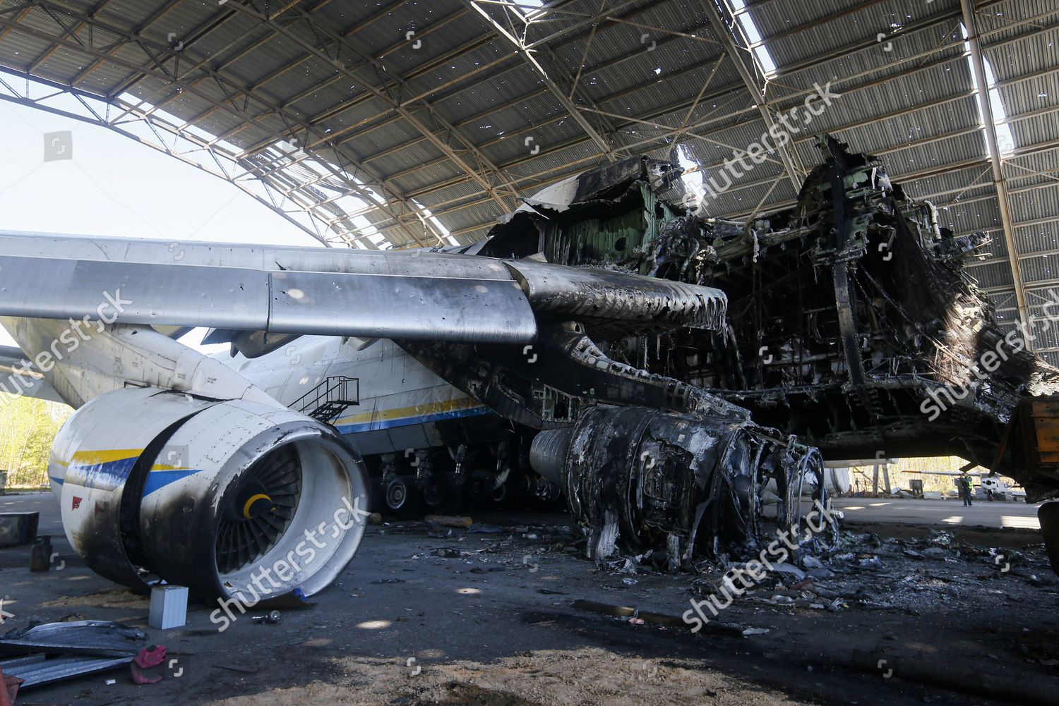 Destroyed Antonov An225 Mriya Cargo Aircraft Editorial Stock Photo ...