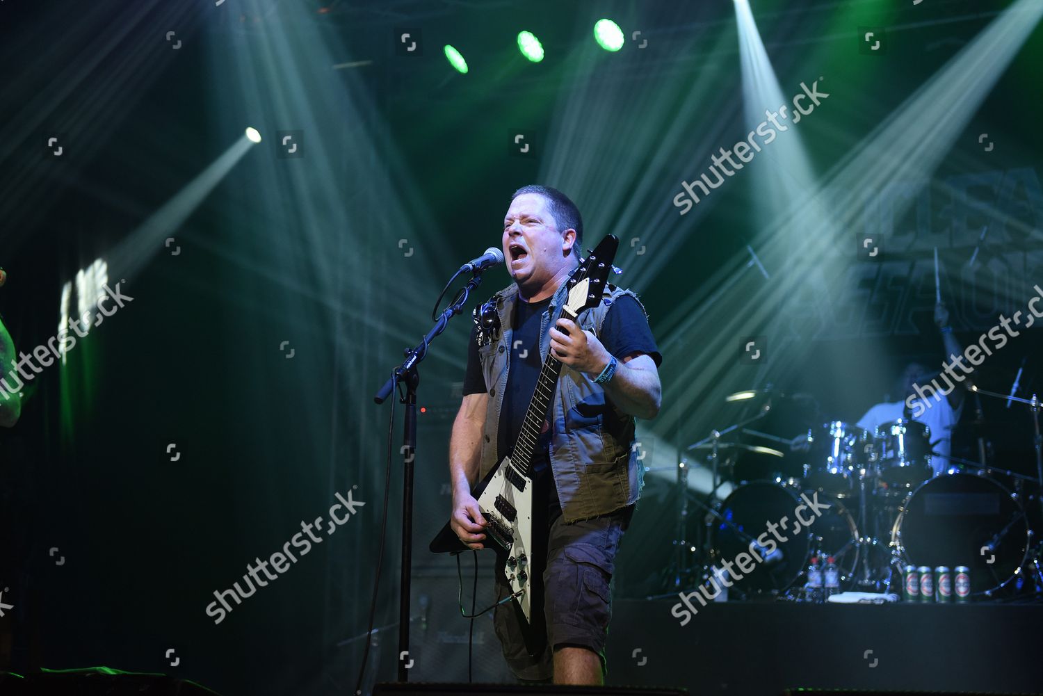 Singer John Connelly Nuclear Assault Performing Editorial Stock Photo ...