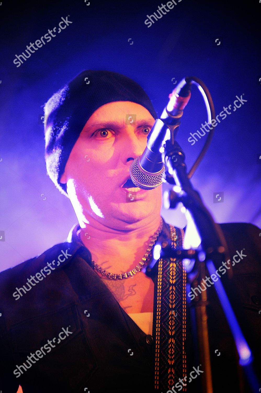 Singer Johan Edlund Tiamat Performing Metal Editorial Stock Photo ...