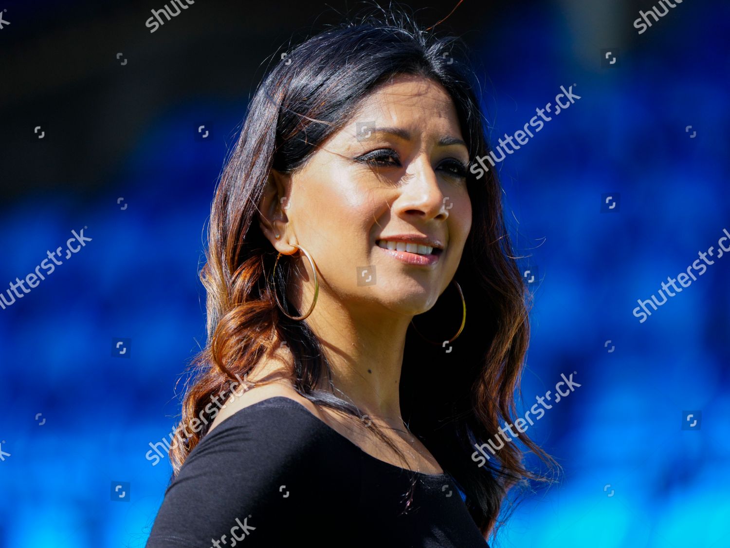 Sports Presenter Reshmin Chowdhury Working Bbc Editorial Stock Photo ...