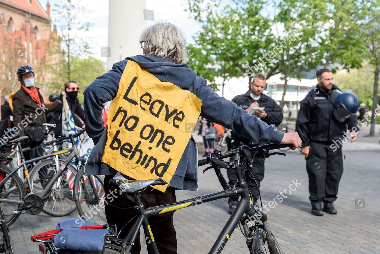 Bicycle Protest Action Campaign Under Motto Editorial Stock Photo ...