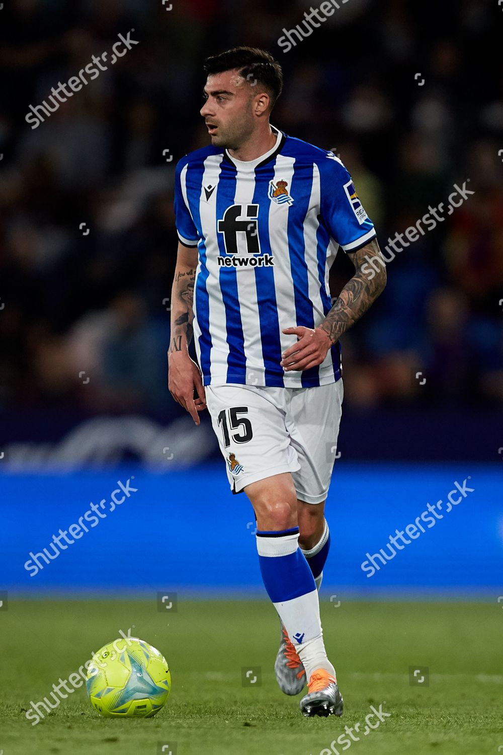 Diego Rico Real Sociedad Action During Editorial Stock Photo - Stock ...