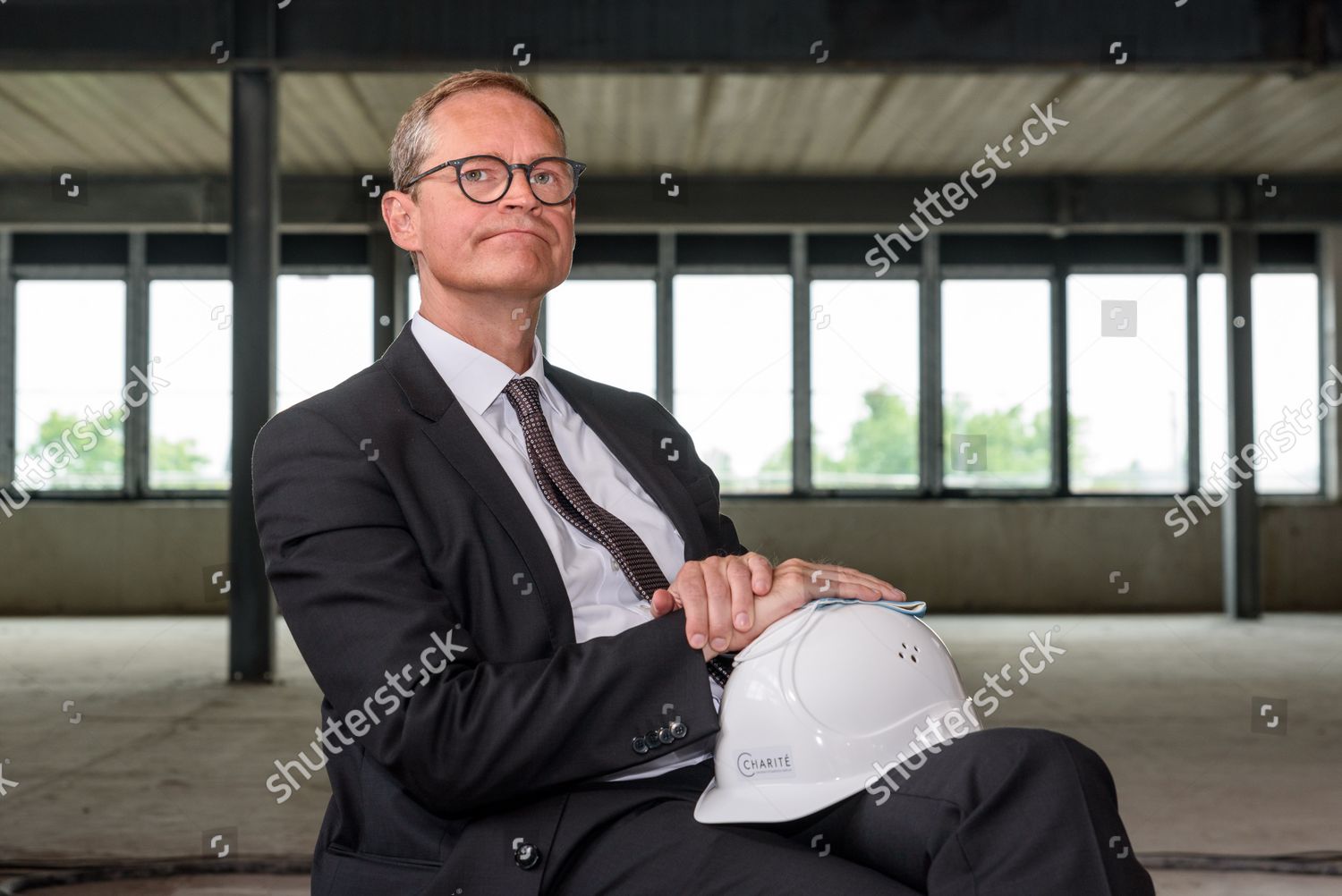 Governing Mayor Michael Toppingout Ceremony Combined Editorial Stock ...