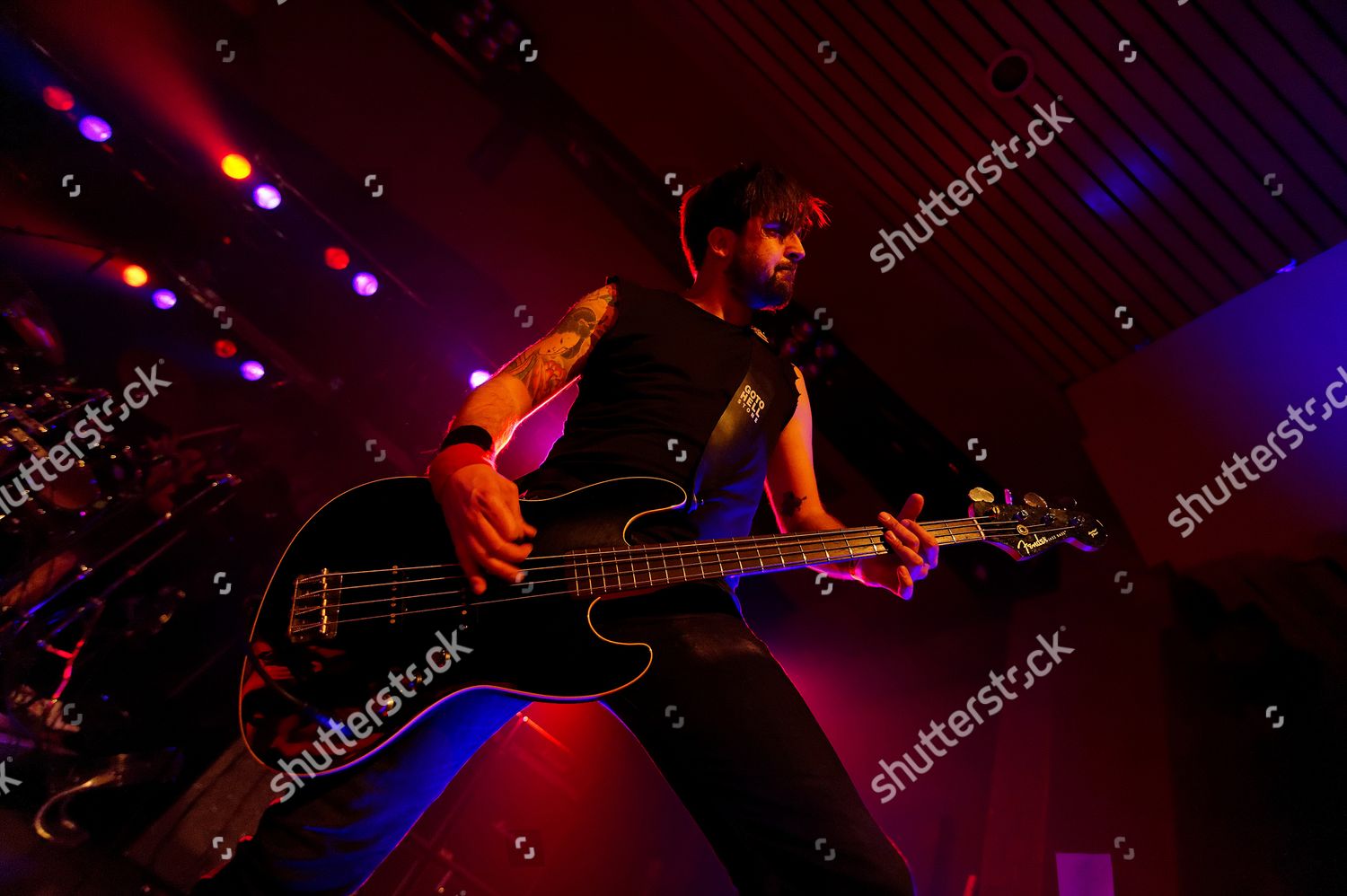 Bassist Shane Embury Napalm Death Concert Editorial Stock Photo - Stock ...