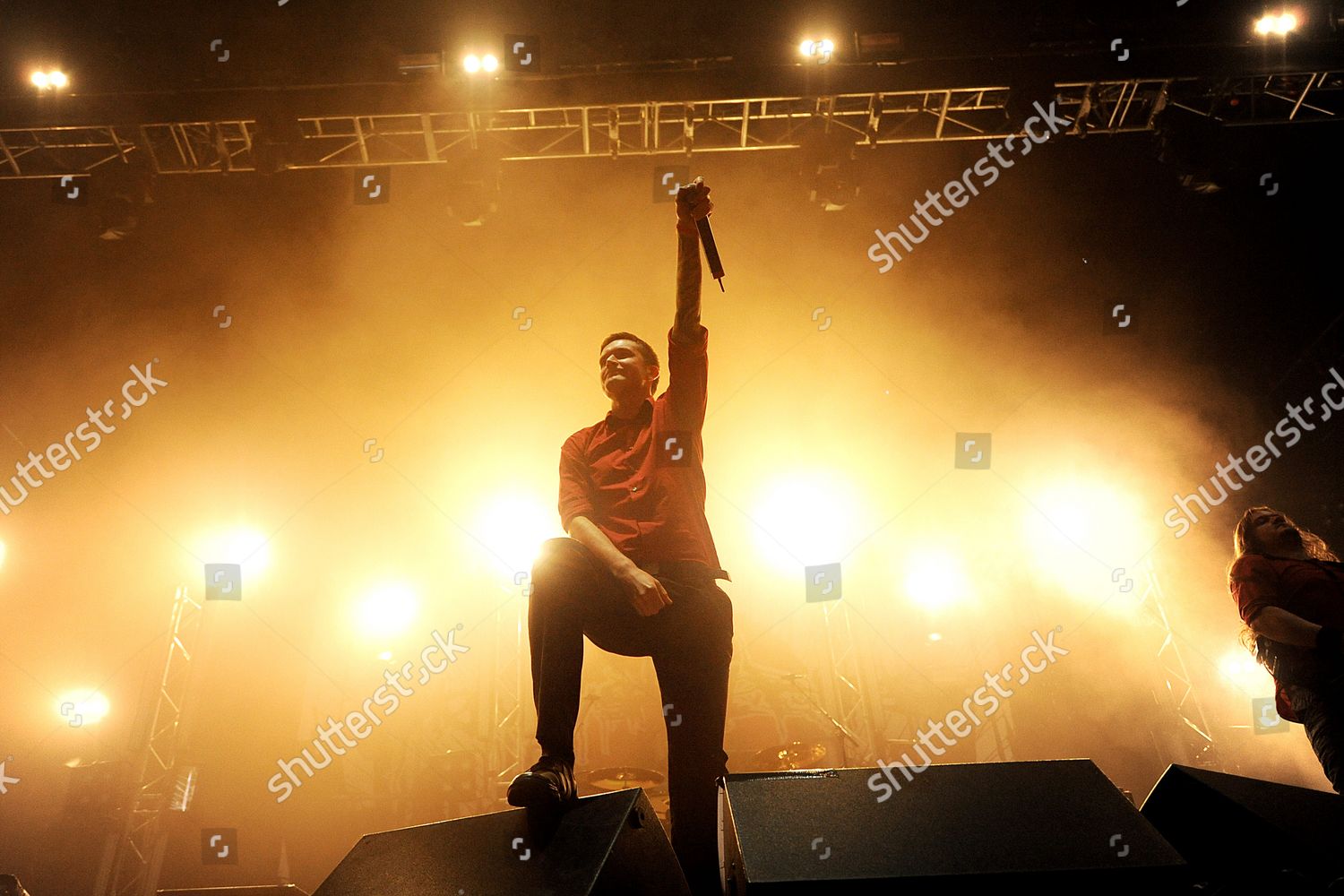 Singer Marcus Bischoff Heaven Shall Burn Editorial Stock Photo - Stock ...