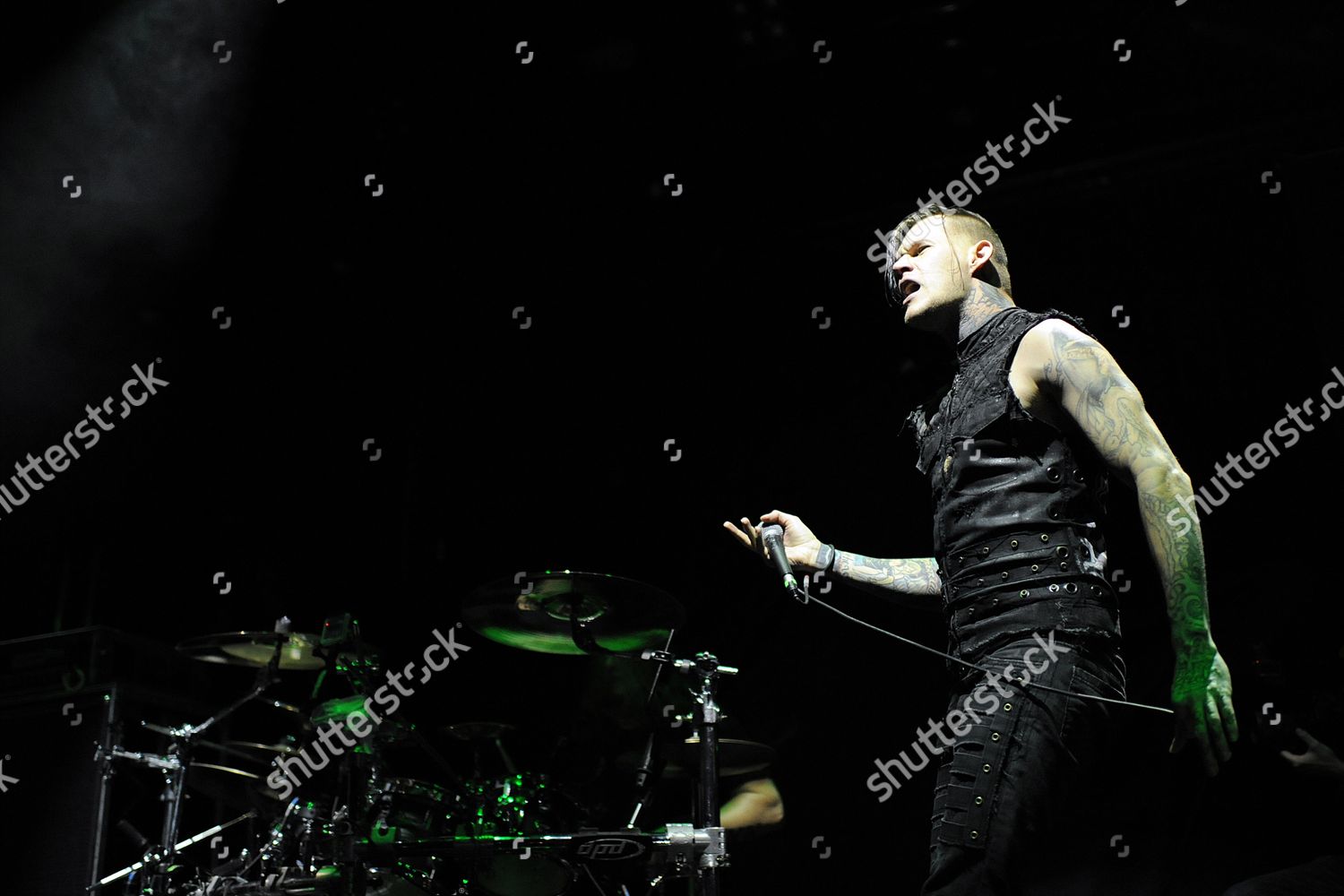 Singer Scott Lewis Carnifex Concert Columbiahalle Editorial Stock Photo ...