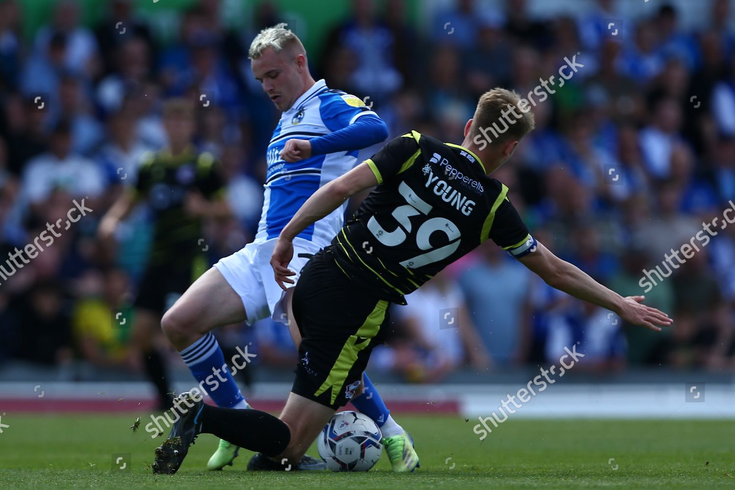Luke Thomas Bristol Rovers Tackled By Editorial Stock Photo - Stock ...
