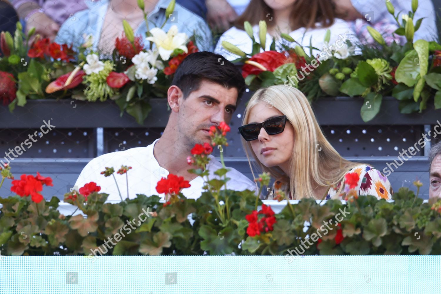 Thibaut Courtois Mishel Gerzig Seen During Editorial Stock Photo ...