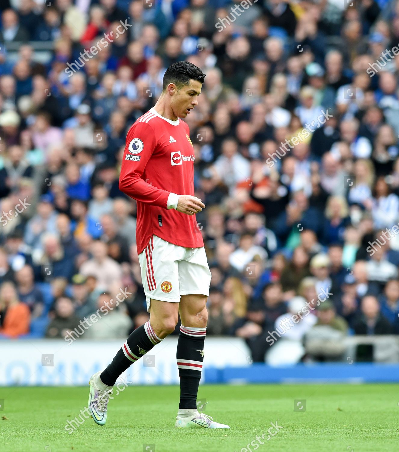 Frustration Cristiano Ronaldo Manchester United During Editorial Stock ...